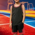 Boys Basketball Kit, 2 Piece Kids Football Jersey Vests and Shorts Set ...