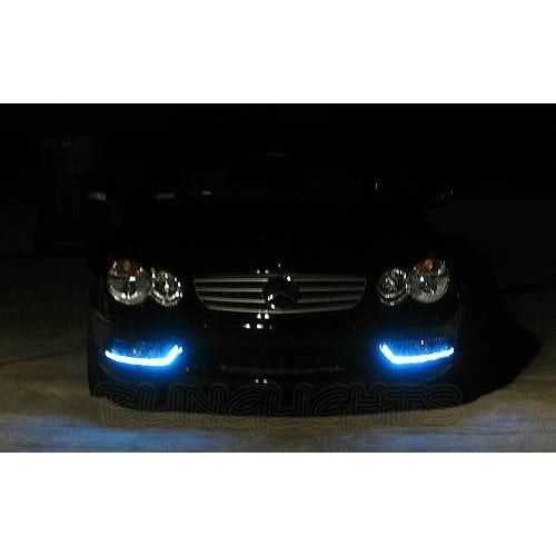 Mercedes-Benz CLK-Class LED DRL Strip Lights for Headlamps Headlights ...