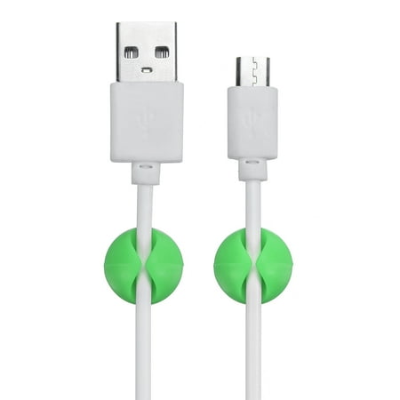 30Pcs Self-adhesive Cable Clip Desk Organizer Wire Cord Lead USB ...