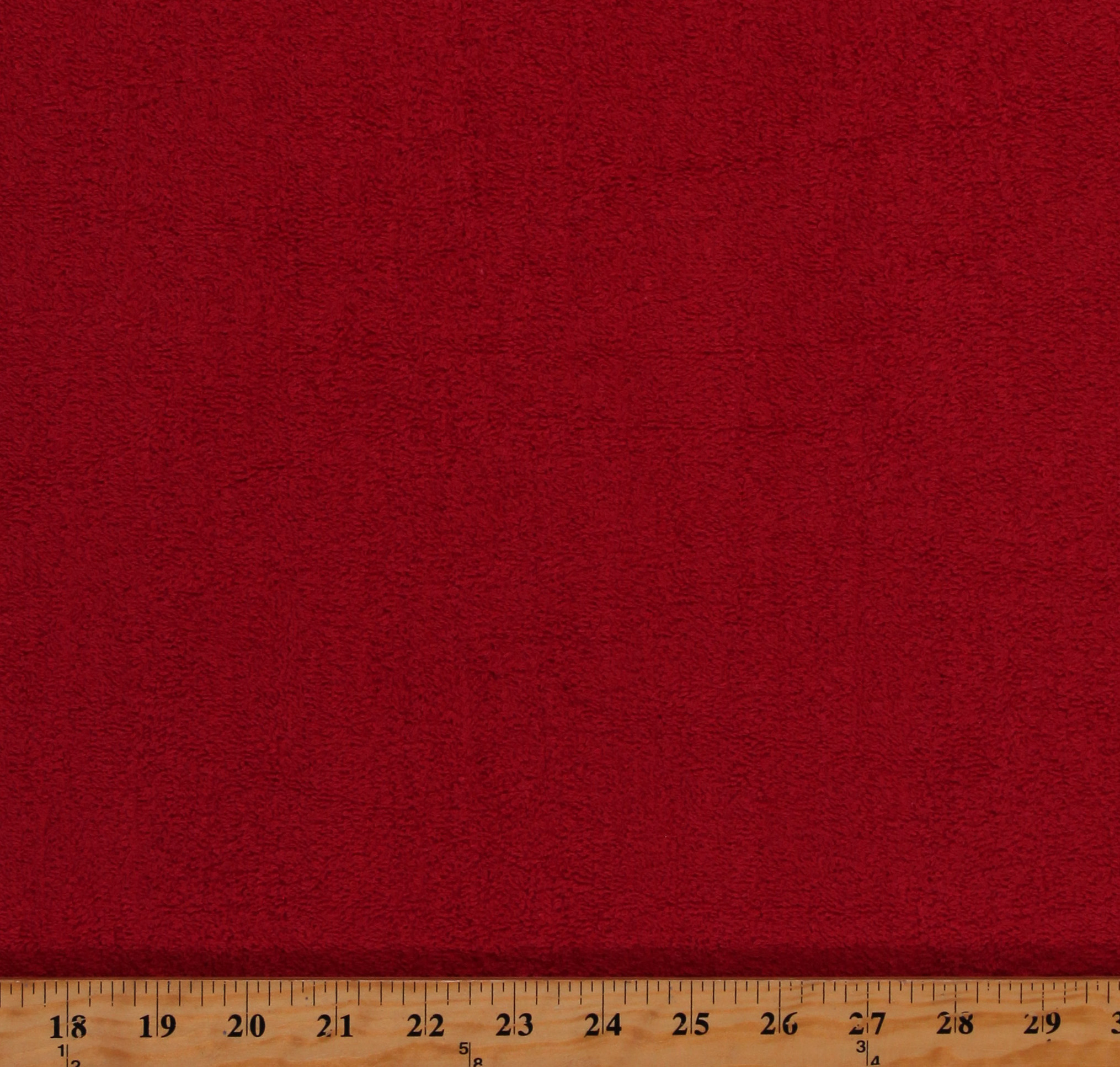 Terry Cloth Bright Red 45" Wide Absorbent Cotton Fabric by the Yard ...