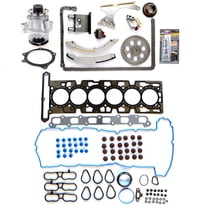 ECCPP Engine Timing Chain Kit Head Gasket Set w/Water Pump for 02-05 ...