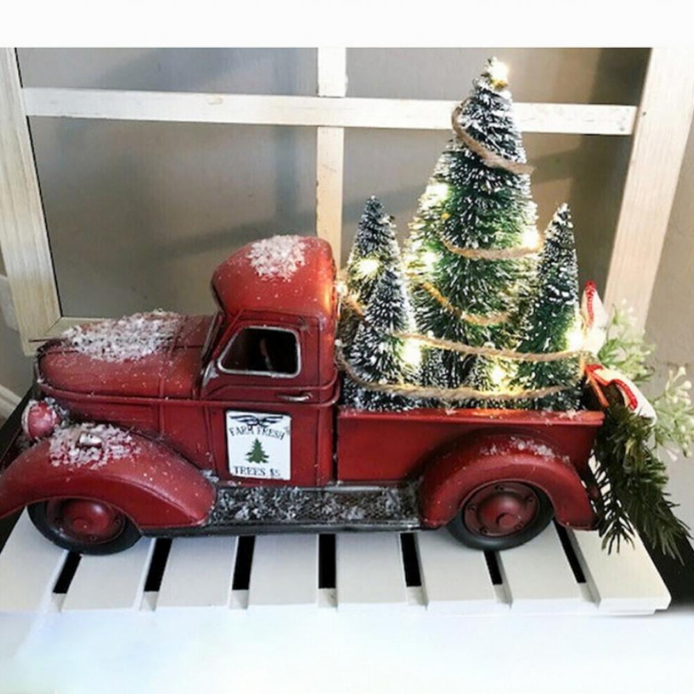 Click here for Generic Red Christmas Truck Centerpiece Little Red... prices