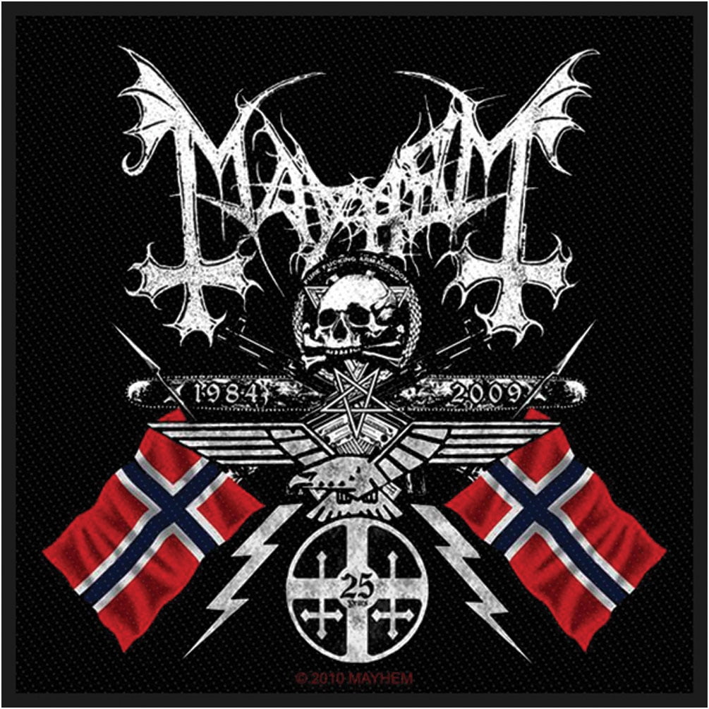 Mayhem Men's Coat Of Arms Woven Patch Black - Walmart.com