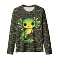 WOYY Toddler Boys Long Sleeve T Shirt Cartoon Graphic Stretch Soft T ...