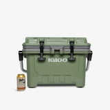 Igloo IMX 24 Quart, Heavy-Duty Cooler with Ultratherm, Oil Green ...