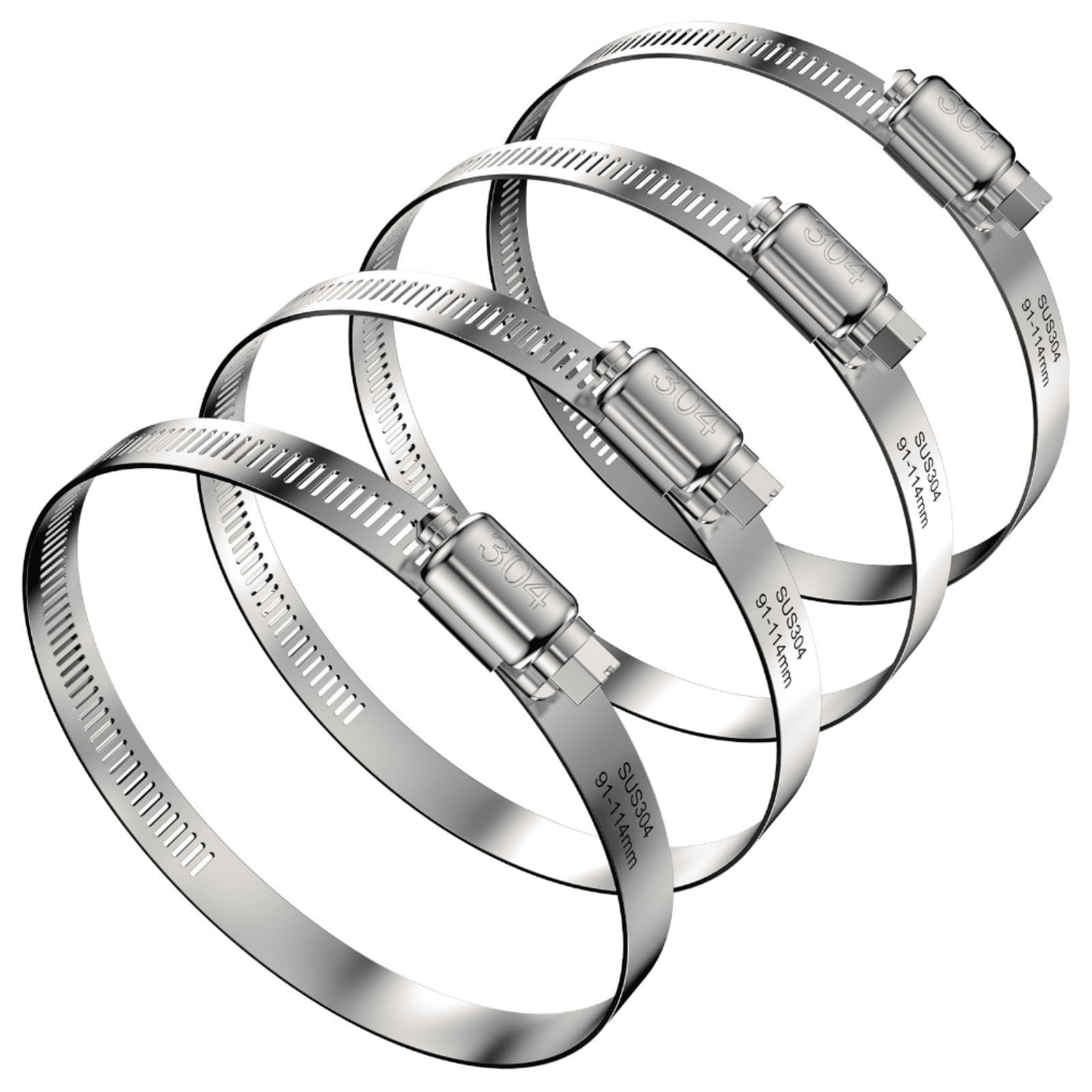 Click here for Unbranded 4-Pack 304 Stainless Steel Adjustable Ho... prices