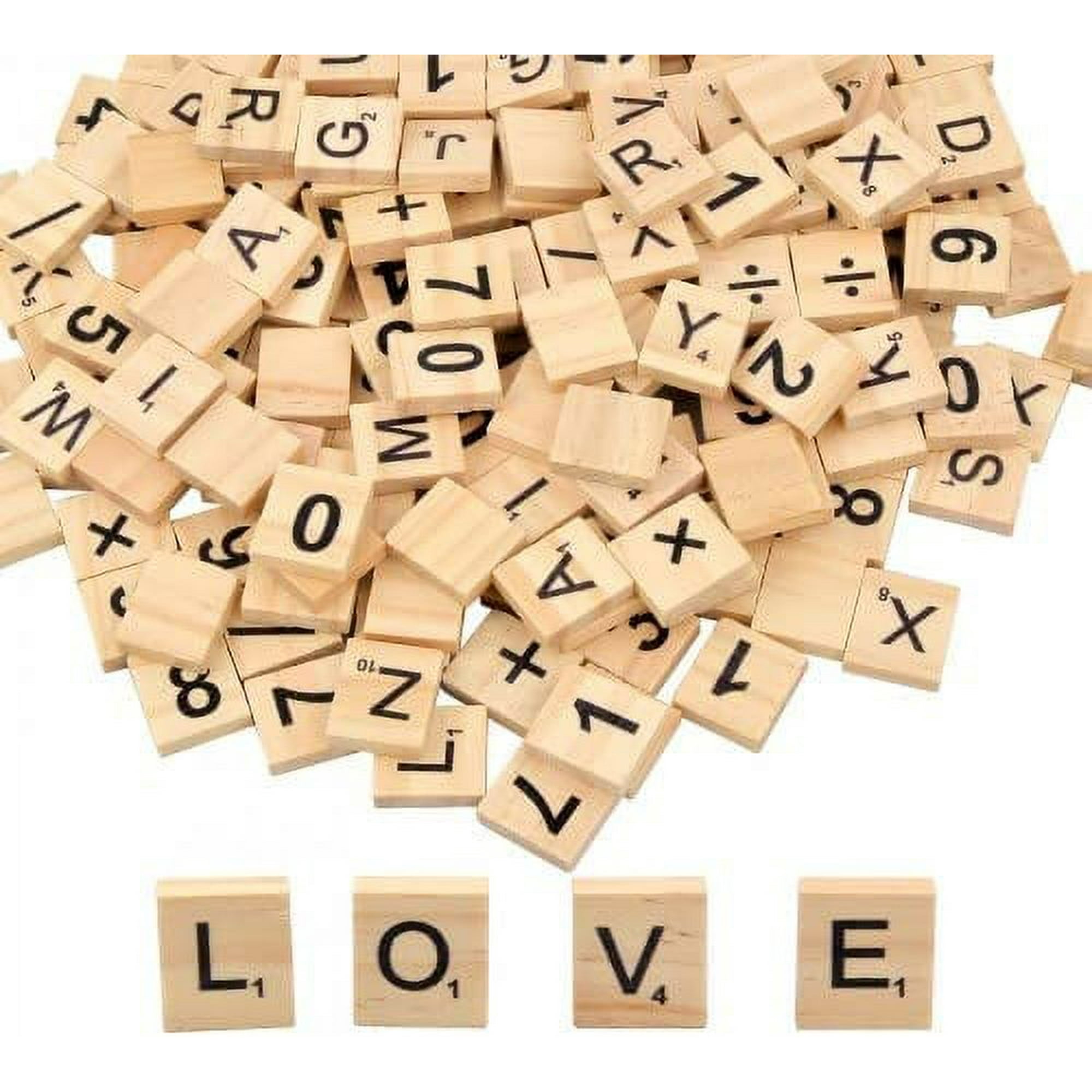 Click here for Surjde Letters Tiles Scrabble  200pcs Wooden Alpha... prices