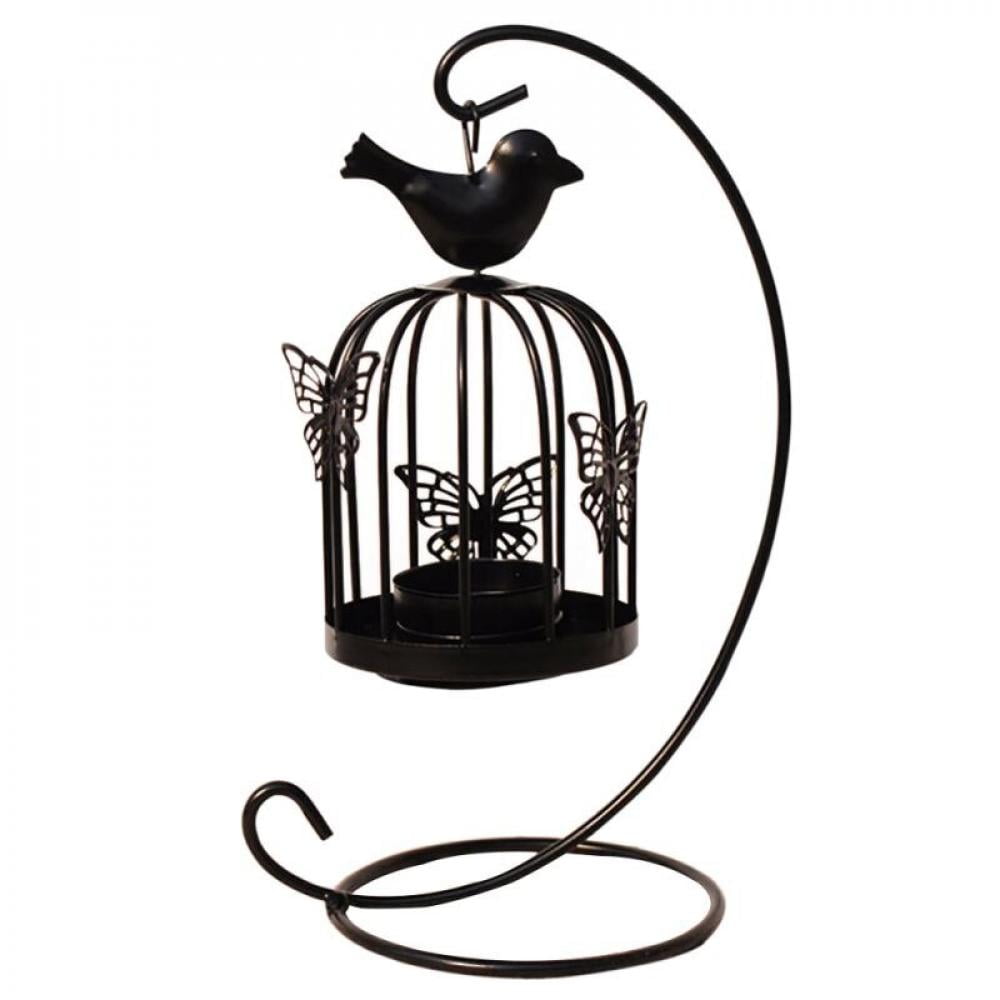 Hanging Design Metal Vintage Butterfly Pattern Lantern Candlestick ...