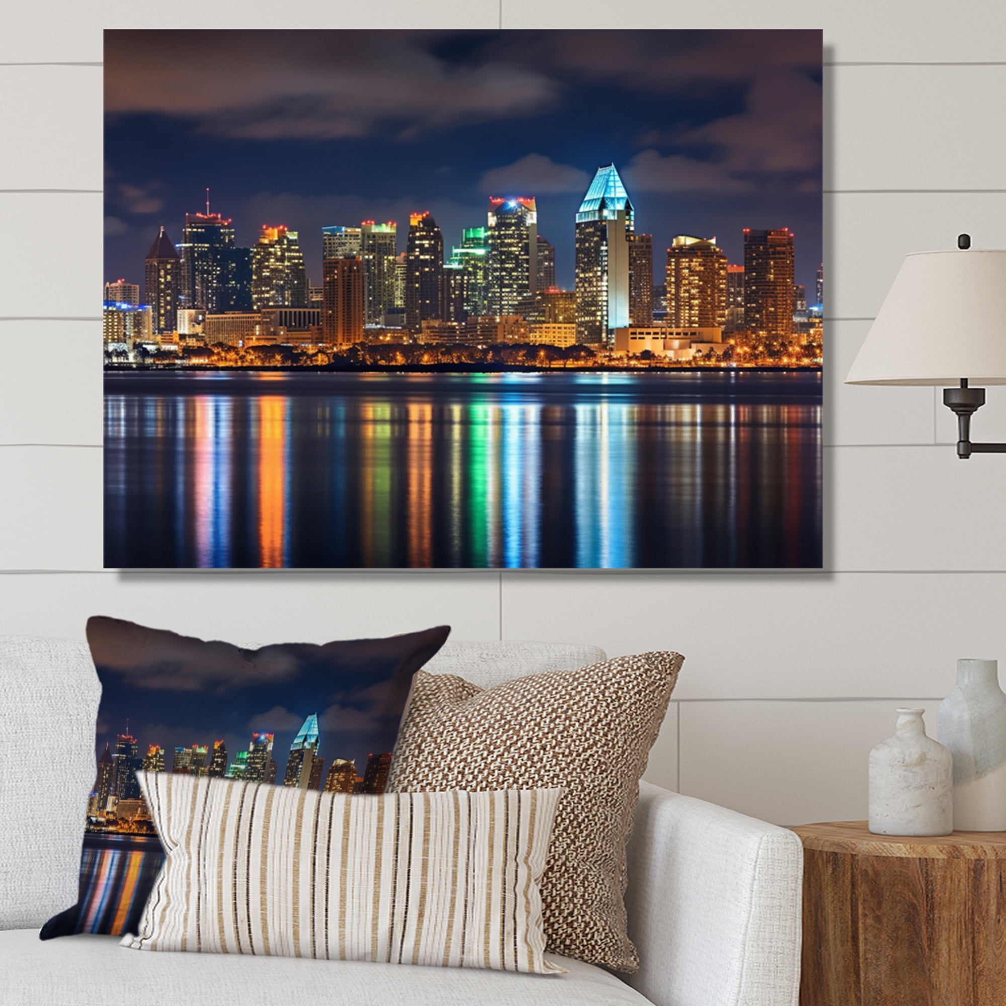 Click here for Designart Large California Wall Art  Montreal Skyl... prices