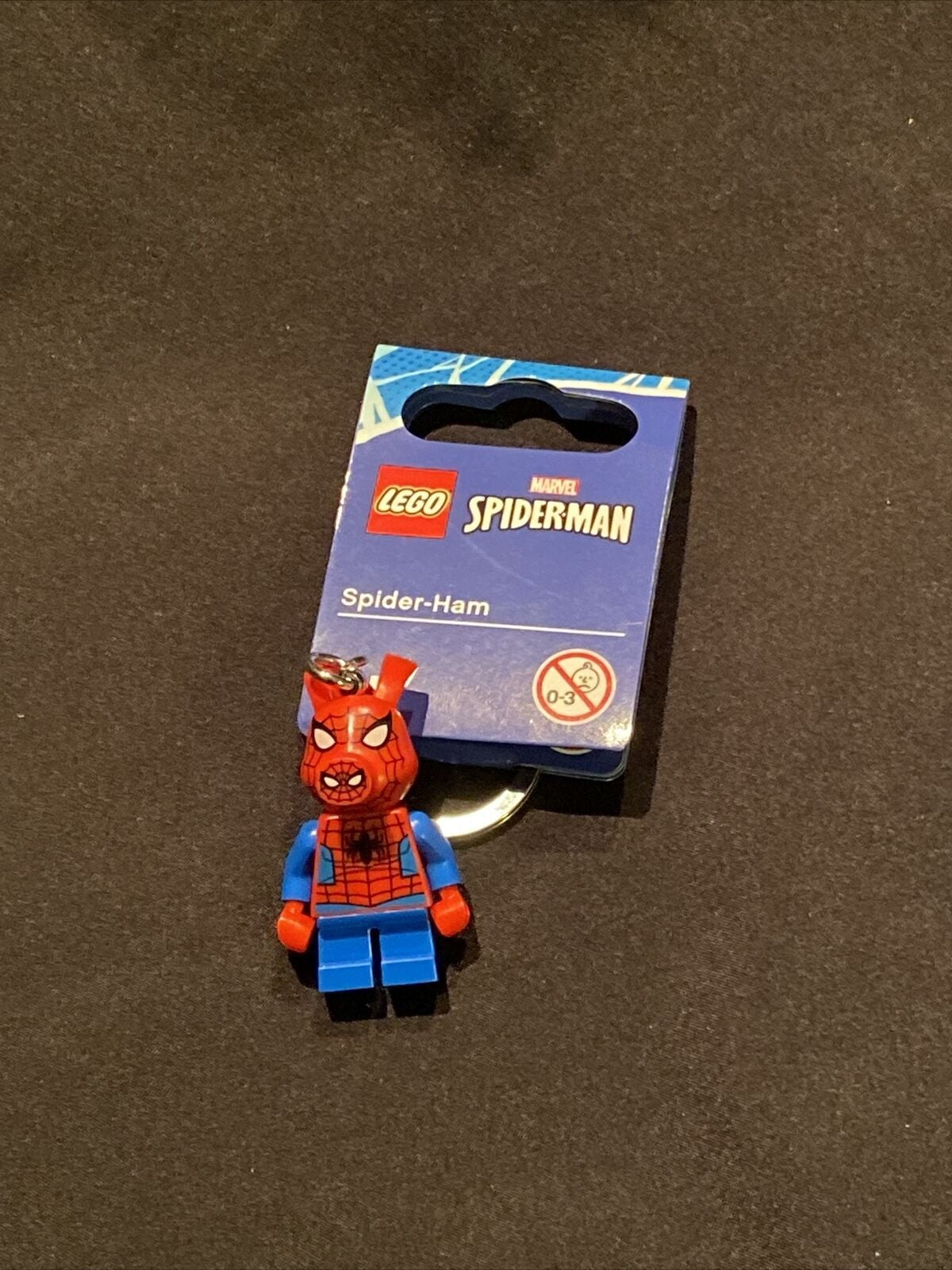 LEGO Super Heroes Spider-Ham Minifigure Keyring 854077 - Walmart.com
