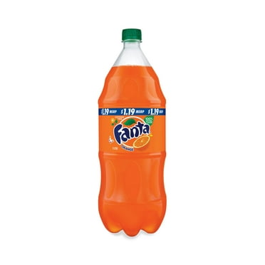 Fanta Brand Orange Fruit Soft Drink Beverage, 2 Liter Bottle - Walmart.com