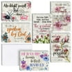 60 Christian Note Cards with Envelopes, Bulk Religious Blank Bible ...