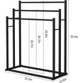 Free Standing Towel Rack, 3 Tiers Metal Towel Rack Standing ...