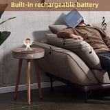 Toocust Smart Round End Table, Bluetooth Speaker, Charging Station with ...