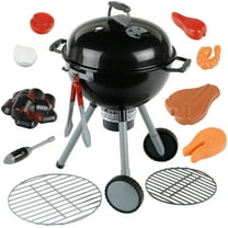 Hey! Play! BBQ Grill Toy Set - Pretend Play Kids Dinner Play Set ...