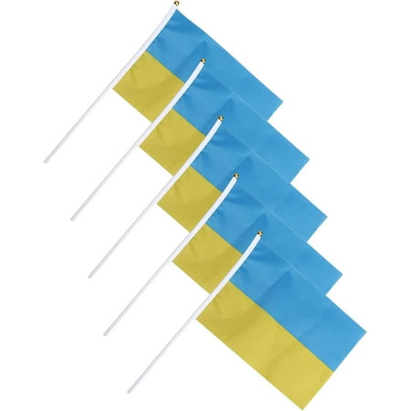 Mini Ukraine Flags, MiniLightweight 11.8x7.8in Ukraine Handheld Flags ...