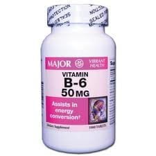 Nature's Blend Vitamin B-6 Tablets, 50 mg, 100 Count - Walmart.com