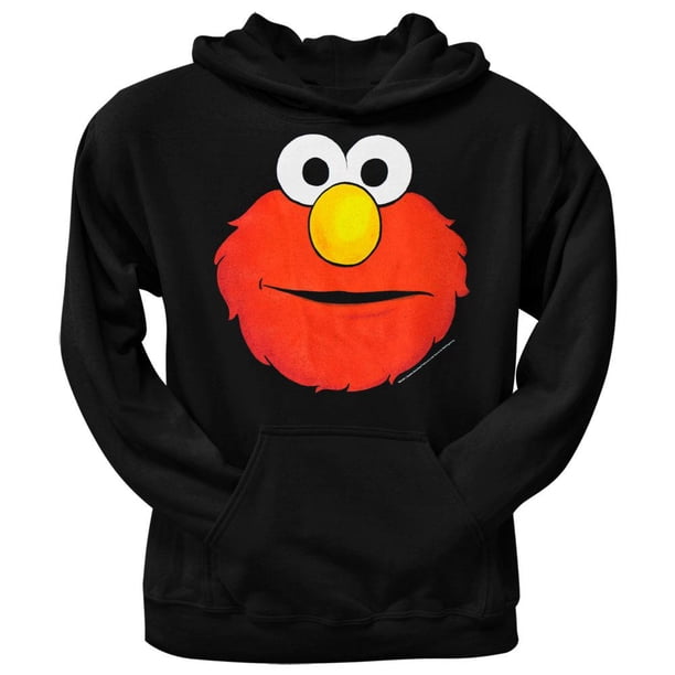 Sesame Street - Sesame Street - Big Elmo Head Pullover Hoodie - Walmart ...
