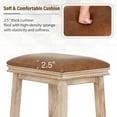 Summit Living 24" Counter Height Bar Stool Set of 4 for Kitchen ...