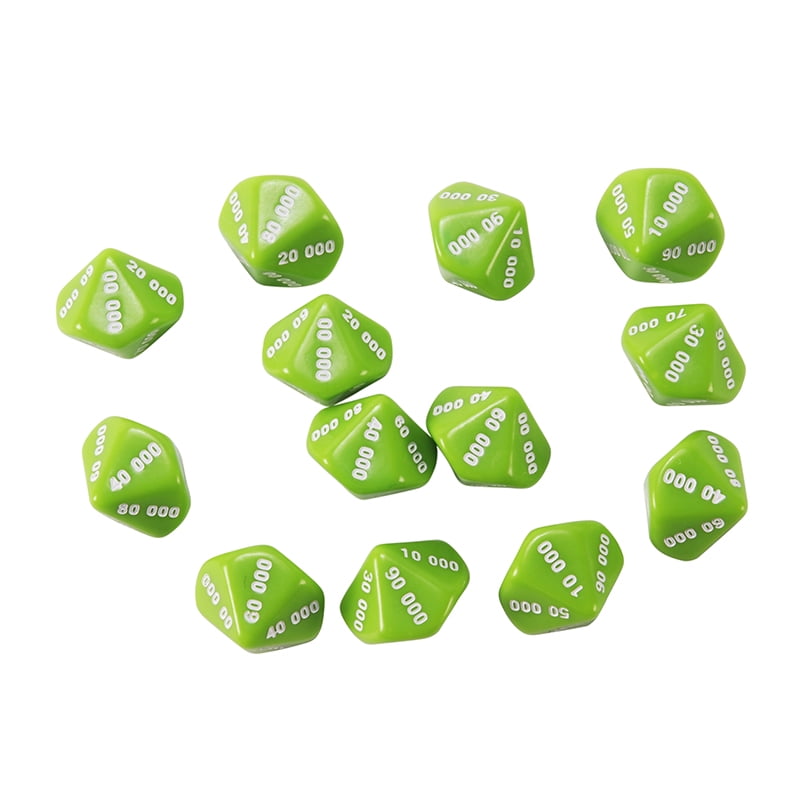 PLACE VALUE DICE TEN THOUSANDS 12ST - Walmart.com