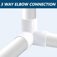 2pcs 3 Way PVC Elbow Fittings 90 Degree Elbow Connectors Corrosions ...