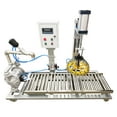 5-25KG Liquid Weighing Filling Capping Machine Mobile Semi-Automatic ...