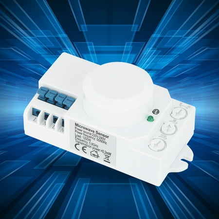 Microwave Motion Detector Switch, Portable Sturdy Microwave Sensor ...