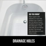 Gorilla Grip Bath Tub Shower Mat, 35x16 Inches, Non-Slip, BPA-Free ...