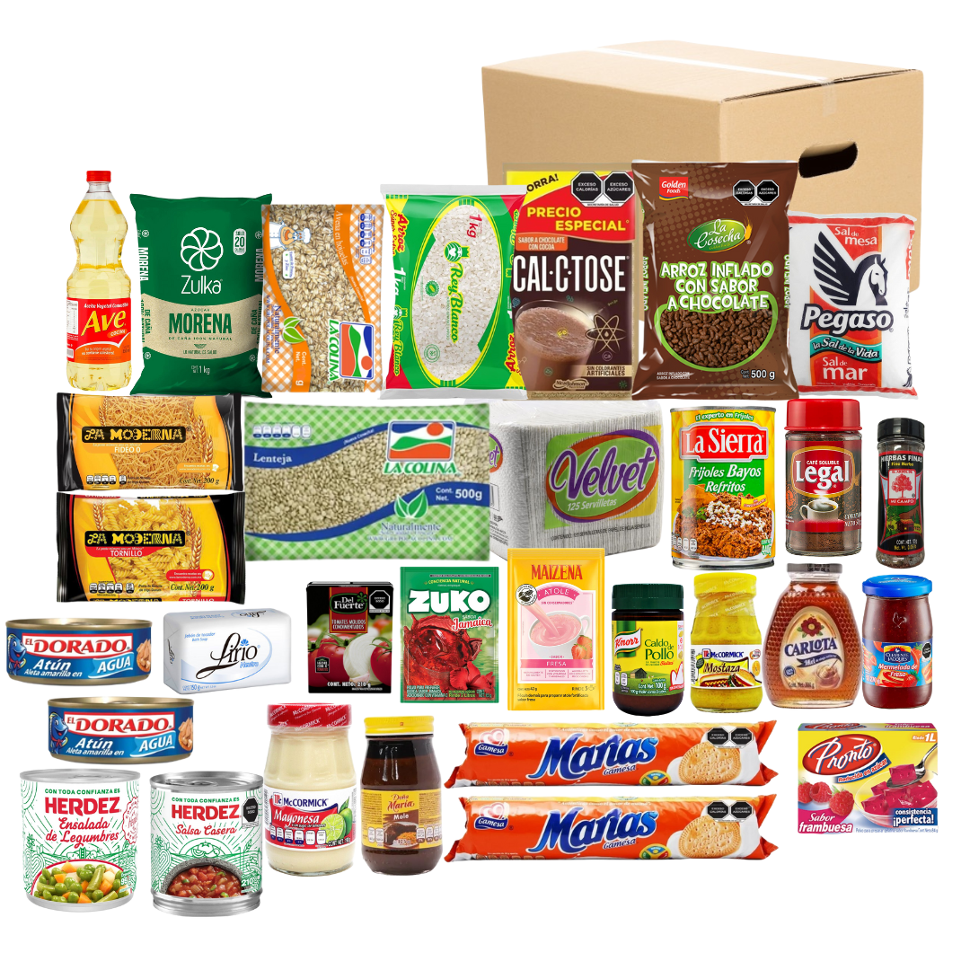 Despensa Empresarial Completa canasta basica con 31 alimentos ...