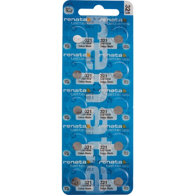 Click here for Renata Sa 10 X Renata Swiss 321 Watch Batteries  0... prices