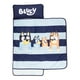 BBC Bluey Sleepy Time Blue Stripe Nap Mat, 100% Microfiber - Walmart.com