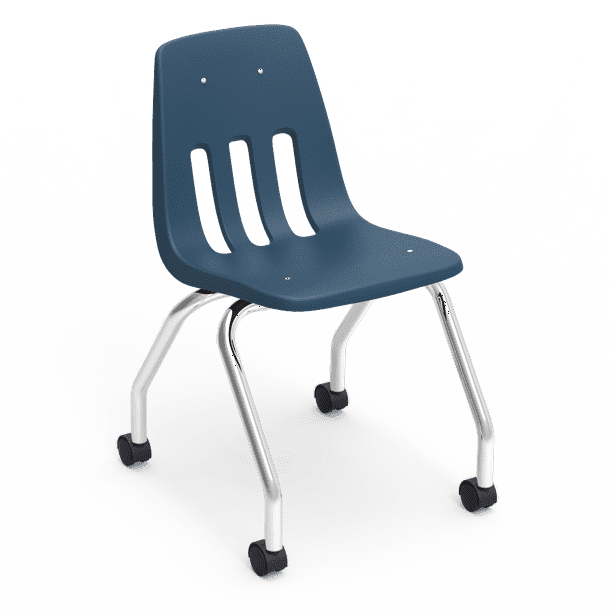 9000 Series 18" 4-Leg Mobile Chair with Casters - Walmart.com - Walmart.com