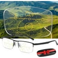 Glosrity Titanium Progressive Far and near Dual-Use Reading Glasses ...