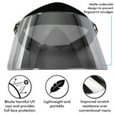 Premium Adjustable Solar Headband Sun Visor - UV Protection, Black ...