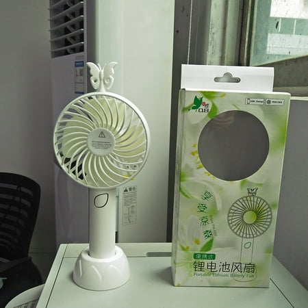 Mini USB Fan, Portable Hand Fan 3 Speed Table Fan With Rechargeable ...