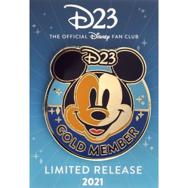 Disney Twenty Three D23 Gold Member Pin - Walmart.com