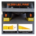 2Pack 6″ Yellow Lift Car Ramps - 10,000 lbs Capacity per Pair, Non-Slip ...