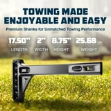 Camco 48123 Eaz-Lift Long Bolt-Together Hi-Low Shank - 16" X 2.5" X 5.5 ...