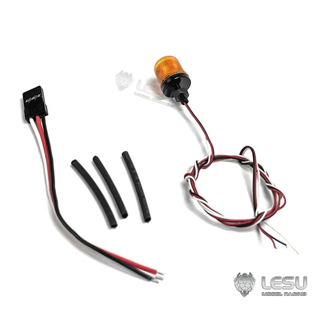 LESU Rotating Warning Light Telltale Lamp for 1/14 RC DIY Tamiyaya ...