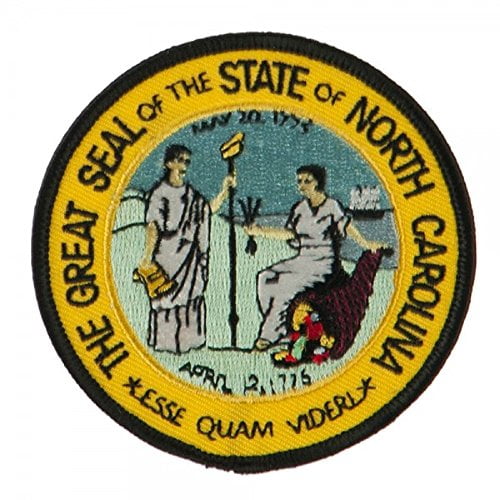 State Seal Patch Round 3" Diameter, Embroidered Iron On or Sew On Seal ...
