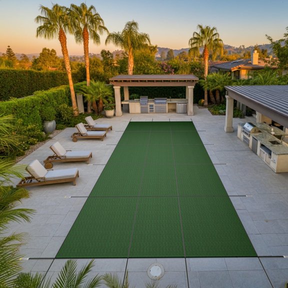 Hurricane Oval Above Ground Pool Covers - Durable, Wind Resistant up to ...