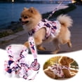 Adjustable Pet Harness Chest Strap with Skirt Design, Breathable ...