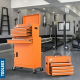 5 Drawer Mechanic Tool Chest with Wheels Heavy Duty Rolling Tool Box ...