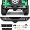 Vijay Texture Rear Bumper with Spotlights Fits 2018-2024 Jeep Wrangler ...