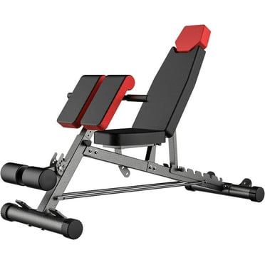 IRONMAN Triathlon X-Class Olympic Weight Bench with Detachable Leg Hold ...