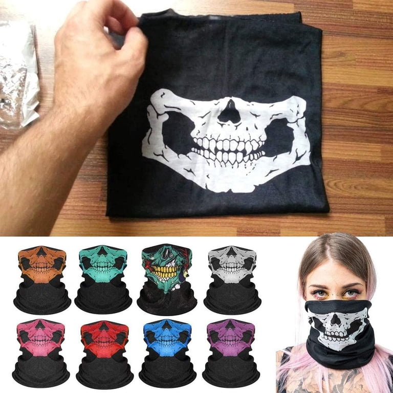 Motorcycle Skull Half Mask