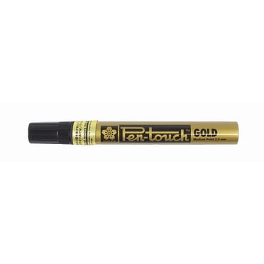 Sakura Pentouch Marker, Extra-Fine, Gold - Walmart.com