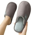 Gubotare House Slippers For Men Cute Comfy Fuzzy Knitted Memory Foam ...