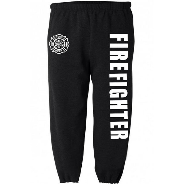 Firefighter decal sweatpants for men work sweats clothing gear ...