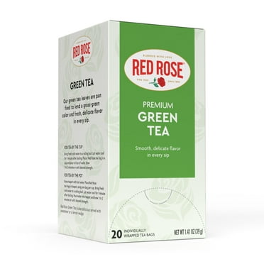 Red Rose Naturally Decaffeinated Black Tea Bags - 48 Count - Pack Of 2 ...